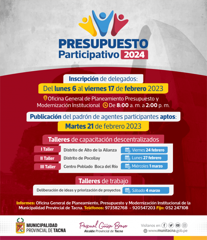 Noticias de la Institución - Municipalidad Provincial de Tacna