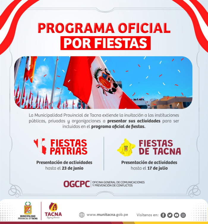 Noticias de la Institución - Municipalidad Provincial de Tacna